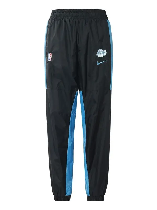 Nike Los Angeles Lakers Colorblock Sports Training Knit Long Pants/trousers Autumn - Black