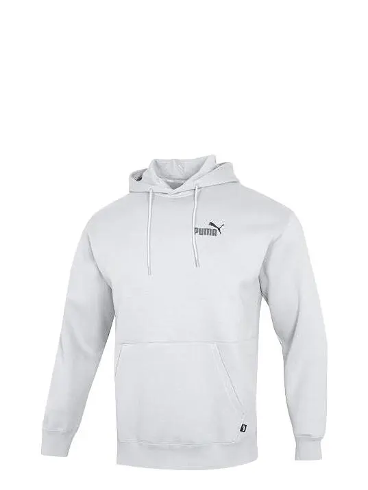 PUMA Small Logo Relaxed Fit Hoodie - Grey