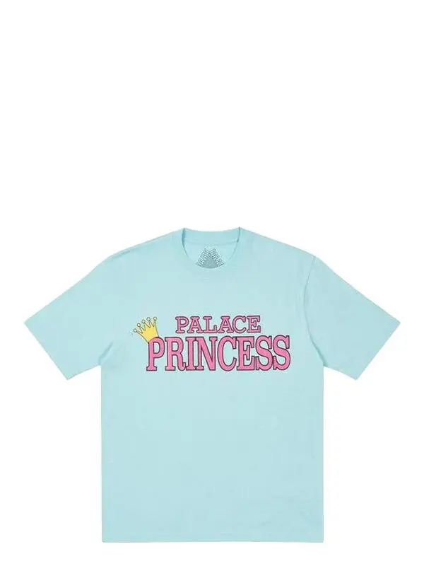 PALACE Princess Alphabet Print T-shirt - Blue