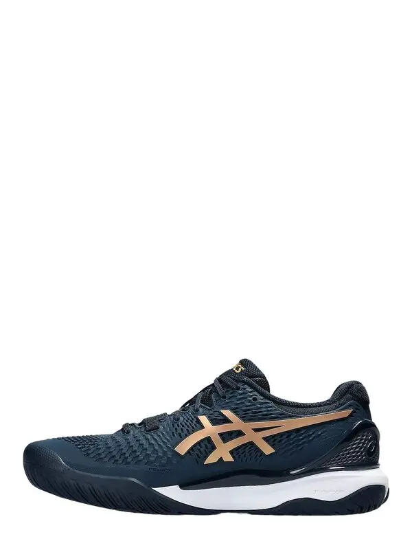 Asics Gel-resolution Tennis Shoes - Navy/white/gold