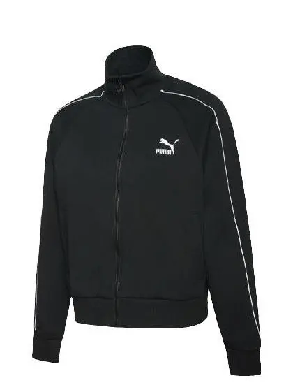 PUMA Stand Collar Casual Jacket - Black