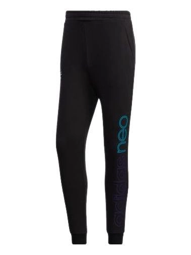 Adidas Neo M Fav Ss Tp 2 Printing Casual Sports Pants - Black
