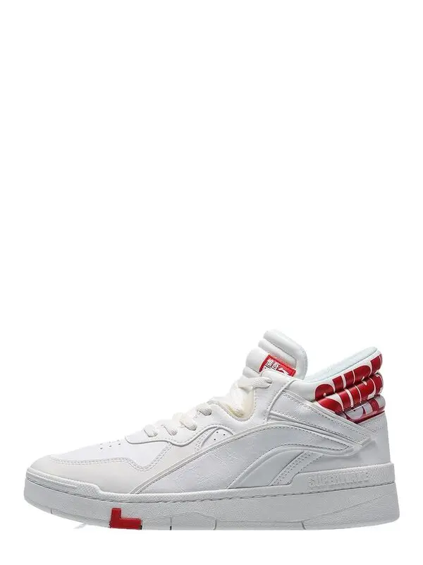 LI-NING Superwave Mid Sneakers - White/red