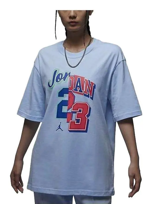 JORDAN Air Graphic Logo T-shirt - Light Blue