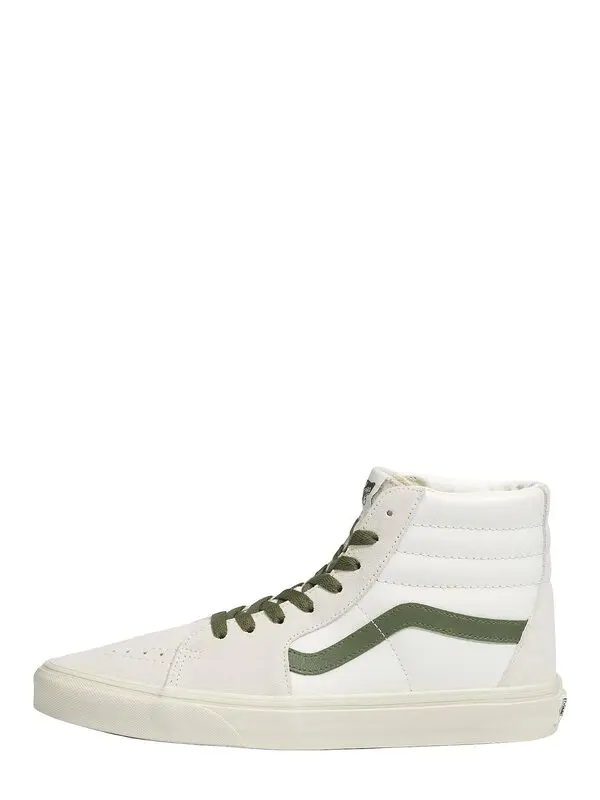 VANS Sk8-hi 'vintage Pop Marshmallow Turtledove' High Top Sneakers - White/green