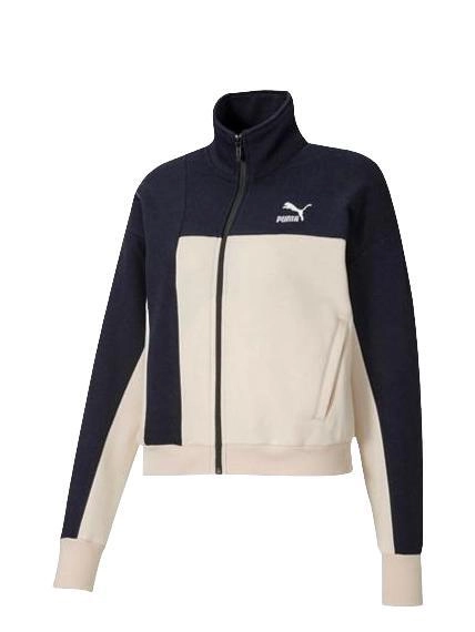 PUMA Colorblocked Stand Collar Zip-up Jacket - Default Color
