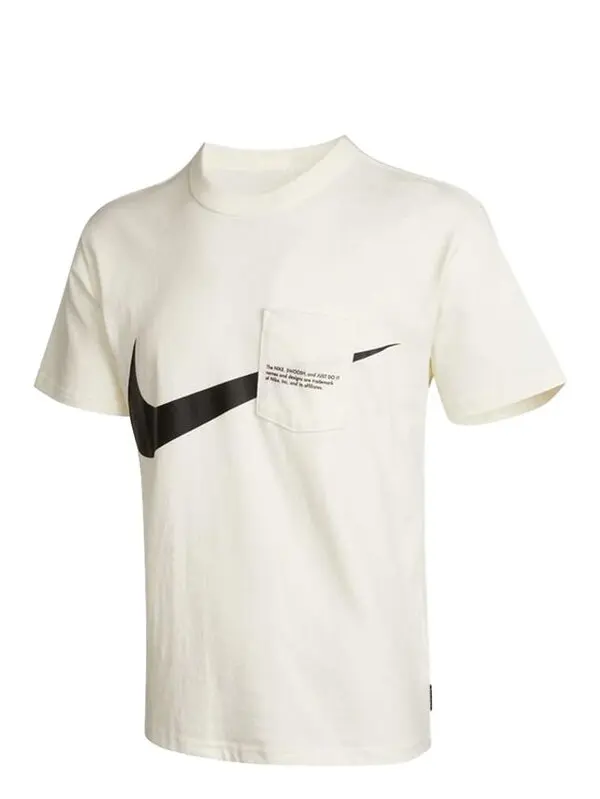 Nike Swsh Pocket T-shirt - Milky White