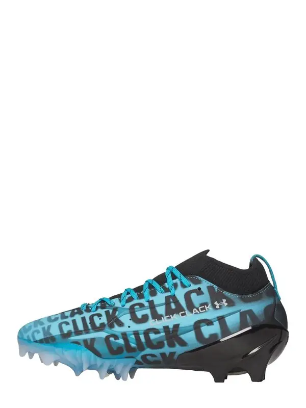 Under Armour Spotlight Pro Padded Athletic Cleats - Blue Blur/black/metallic Silver