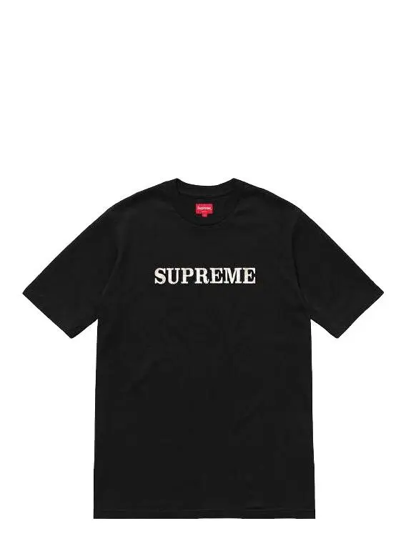 Supreme Fw18 Floral Logo Tee Logo Tee - Black