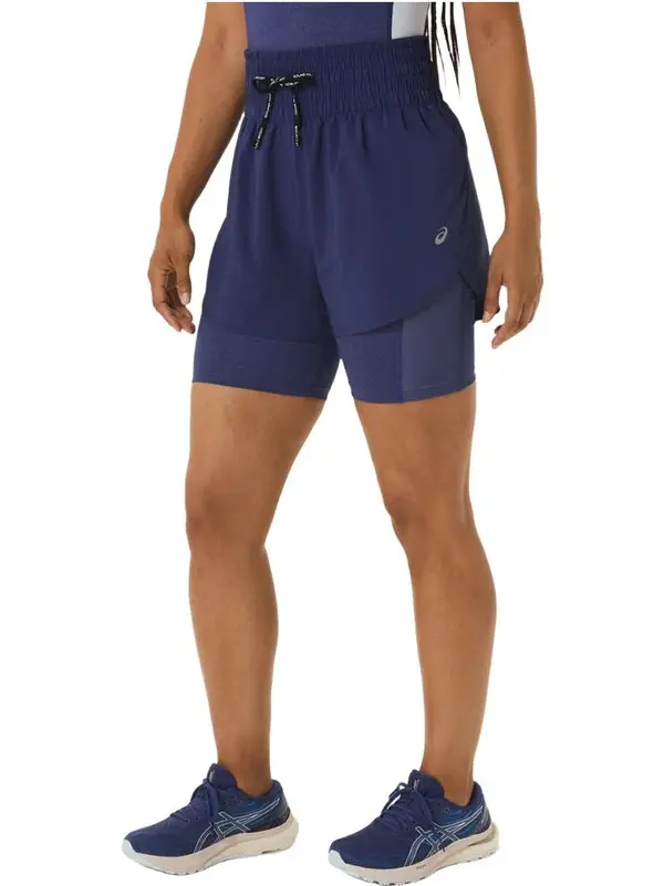 Asics Nagino 4" Run Shorts - Navy