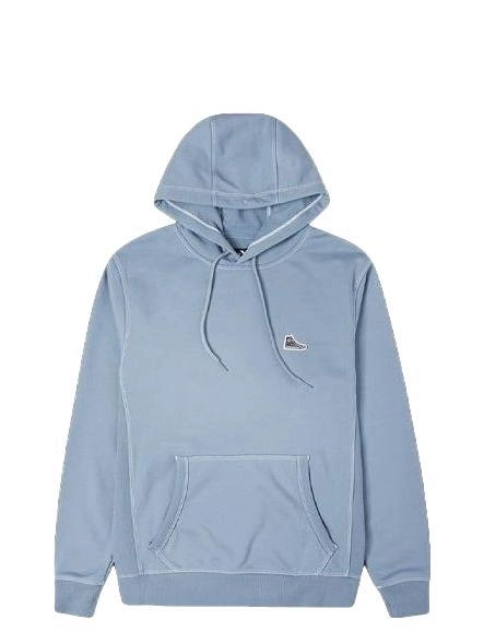 CONVERSE Alphabet Printing Sports Retro Blue Hoodie - Tan