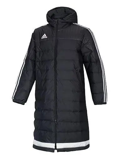 Adidas Tiro15 Hooded Down Jacket - Black/white