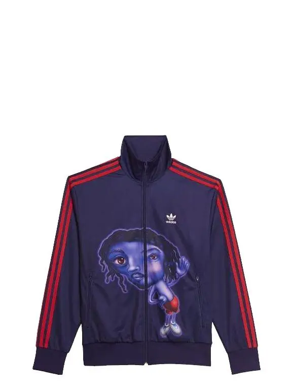 Adidas Originals X Kerwin Frost Cartoon Graphic Track Jacket - Default Color