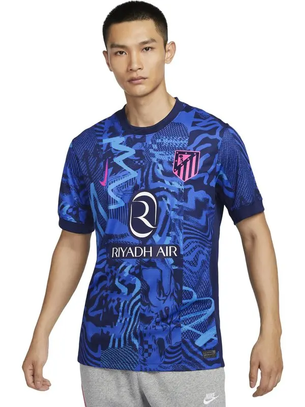 Nike Dri-fit Atletico Madrid 2024/25 Stadium Third Football Replica Jersey - Blue Void/pink Glow