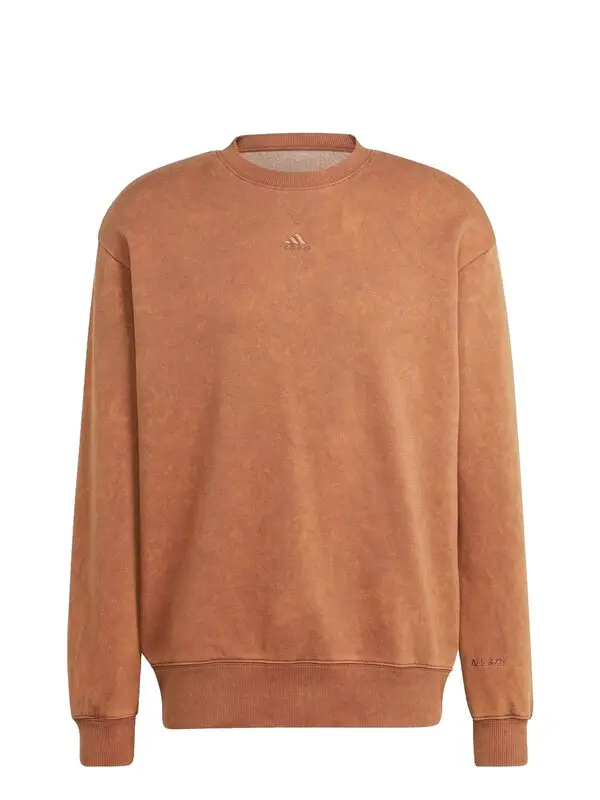 Adidas All Szn Long Sleeve Sweatshirt - Brown