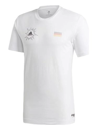 Adidas Tsubasa Germany Soccer/football Short Sleeve - White