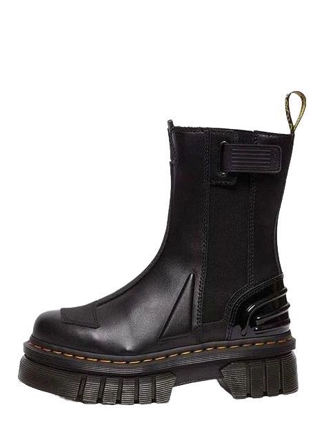 Dr. Martens Audrick Alternative Leather Chelsea Hi Platform Boots - Black