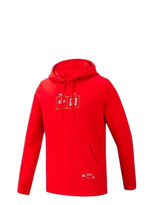 Adidas China Hoody Printing Casual Sports - Light Red