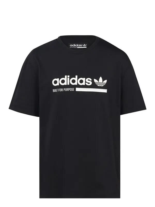 Adidas Originals Printing Logo Short Sleeve - Black
