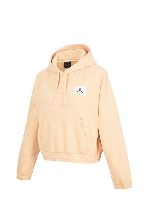 JORDAN Essentials Knit Loose Hoodie Short - Tan
