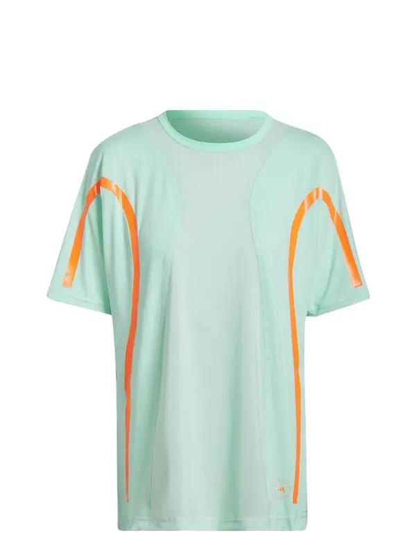 Adidas By Stella Mccartney Truepace Running Loose T-shirt - Teal/orange