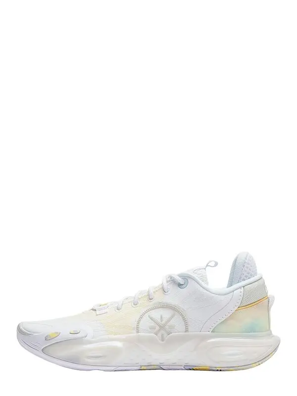 LI-NING Wade All City Athletic Sneakers - White/yellow/blue