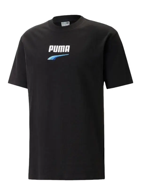 PUMA Solid Regular Shirts - Black