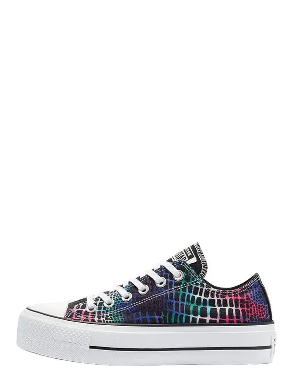 CONVERSE Chuck Taylor All Star Platform Low 'digital Daze Crocodile Scales - Multi-color