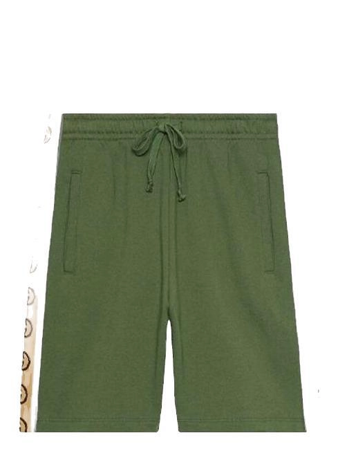 Gucci Knitted Cotton Shorts - Green