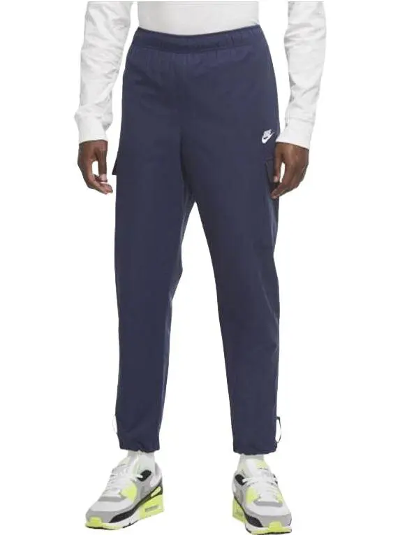 Nike Logo Casual Trousers - Blue