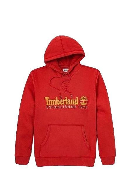 Timberland 50th Anniversary Drawstring Hoodie - Red/yellow