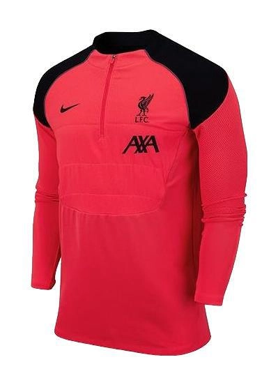 Nike Liverpool Vaporknit Strike Winter Warrior Half Zip Training Top - Red