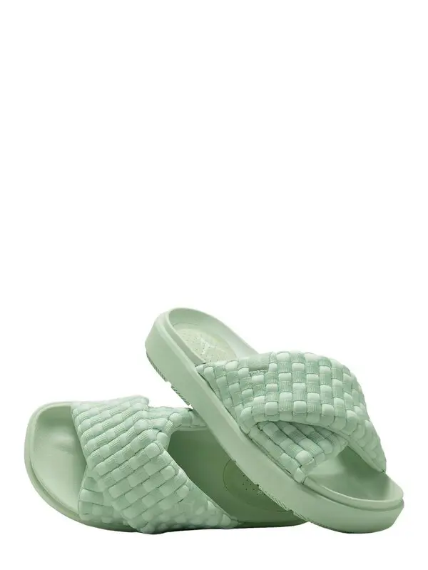 JORDAN Air Sophia Woven Slide - Green