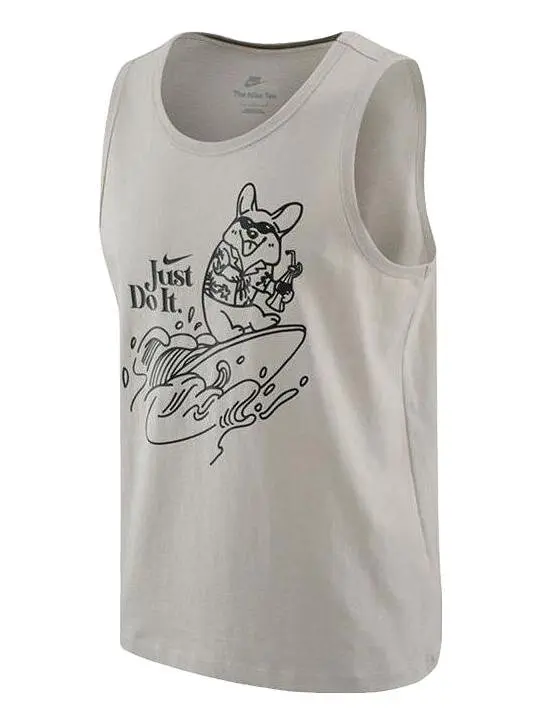 Nike Just Do It" Graphic Tank Top - Grey/multi-color