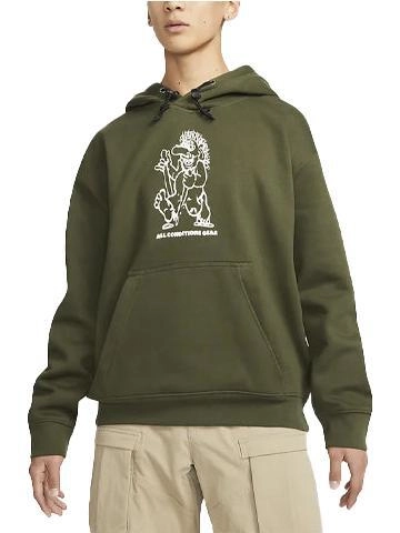 Nike Therma-fit Hooded Sweatshirt With Graphic Print - Default Color