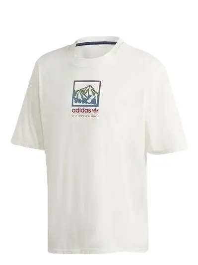 Adidas Originals Adiplore Premium Sports Round Neck Short Sleeve - White
