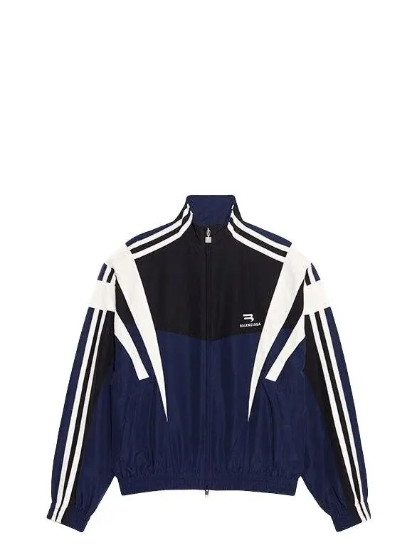 Balenciaga Sporty B Track Jacket - Indigo/black/white
