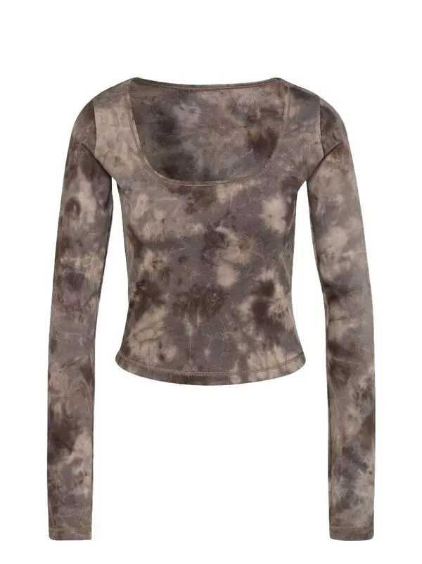 Adidas Yoga Earth Long Sleeve T-shirt - Brown