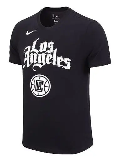 Nike Los Angeles Clippers Basketball Short Sleeve Tee - Black