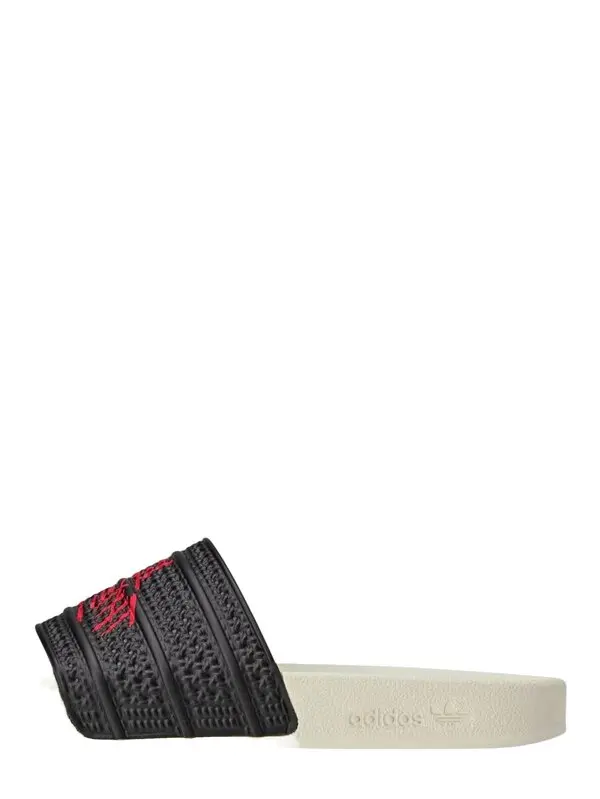 Adidas X 100 Thieves Adilette Slides - Black/red/cream