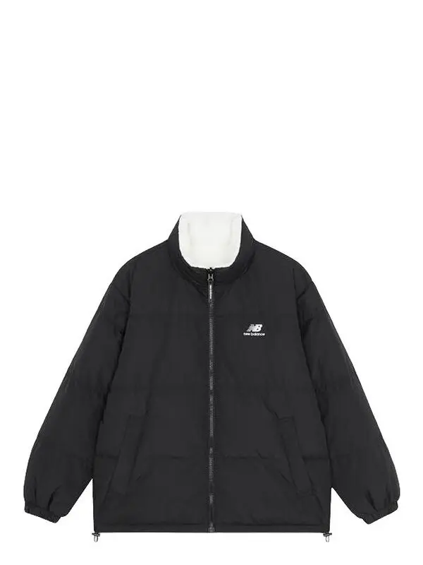 NEW BALANCE Reversible Logo Jacket - Black/white