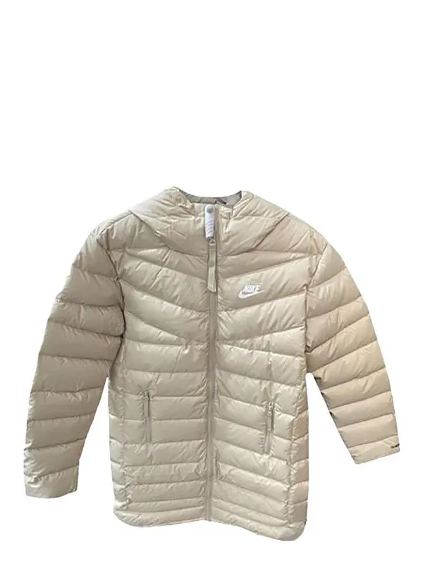 Nike Downfill Hooded Full Zip Jacket - Gold/white