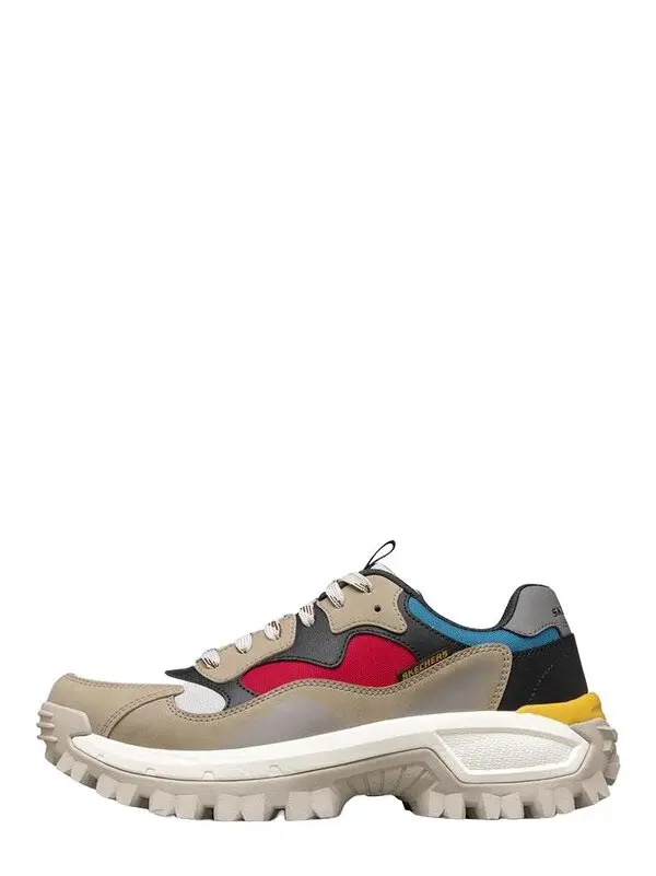 Sketchers Trekson Low-top Sneakers - Brown/red/blue