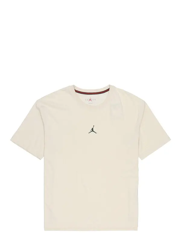 JORDAN Solid Color Round Neck Short Sleeve T-shirt White - Default Color
