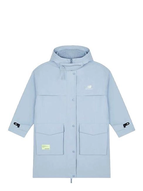 NEW BALANCE Big Pocket Hooded Jacket - Blue