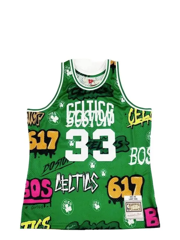 Mitchell & Ness Boston Celtics Larry Bird 1985-86 Hardwood Classics Basketball Vest - Default Colorway