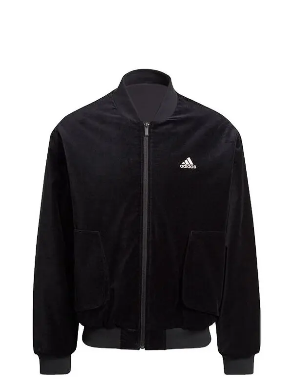 Adidas Velvet Bomber Jacket - Black