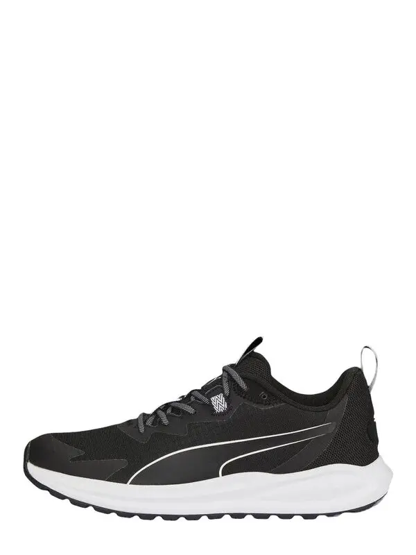 PUMA Twitch Runner Trail Sneakers - Black/white