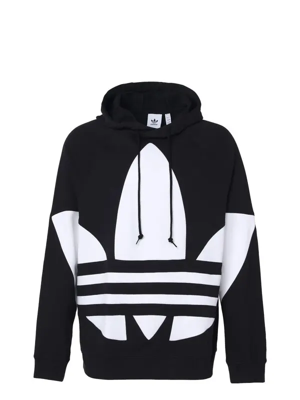 Adidas Originals Large Logo Drawstring Pullover - Black