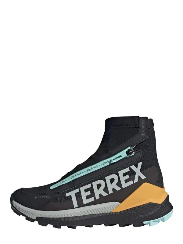 Adidas Free Hiker 2 Cold.rdy High-top Sneakers - Core Black/wonder Silver/semi Flash Aqua
